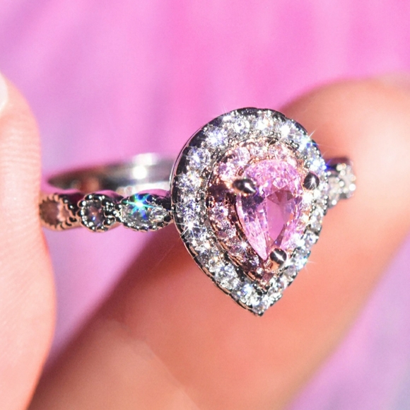 Jewelry | 925 Silver Crystal Ring | Poshmark